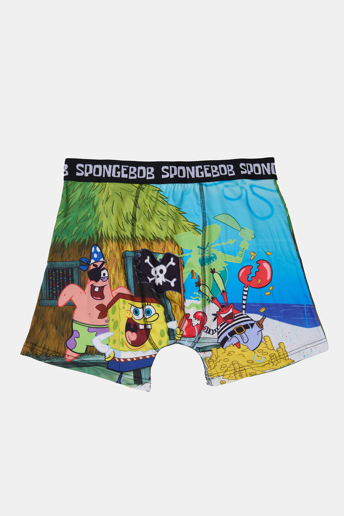 Mens SpongeBob Graphic Boxer Brief – Amnesia