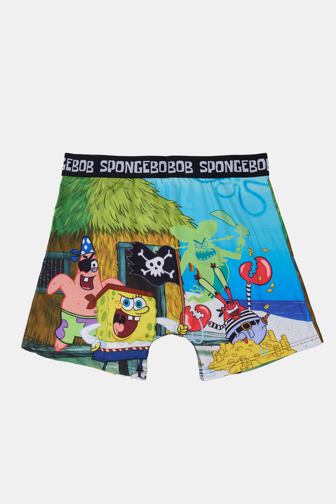Mens SpongeBob Graphic Boxer Brief – Amnesia