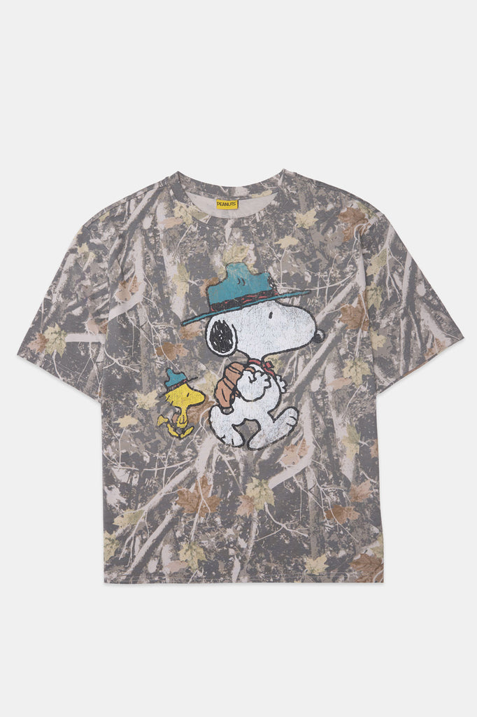 Mens Camp Snoopy Tree Camo T-Shirt – Amnesia