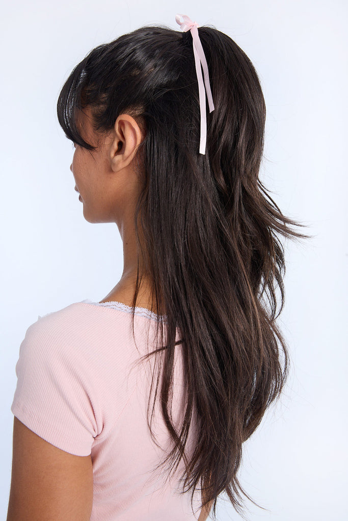 AERO 6-Pack Satin Bow Hair Elastics – Amnesia