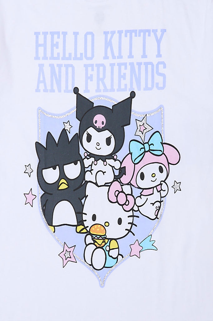 Hello Kitty And Friends Crest Graphic Boyfriend Tee – Amnesia