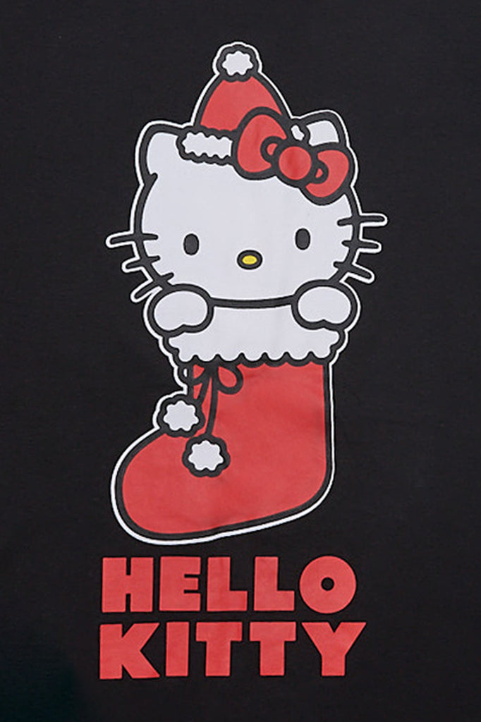 Hello Kitty Stocking Graphic Boyfriend Tee – Amnesia